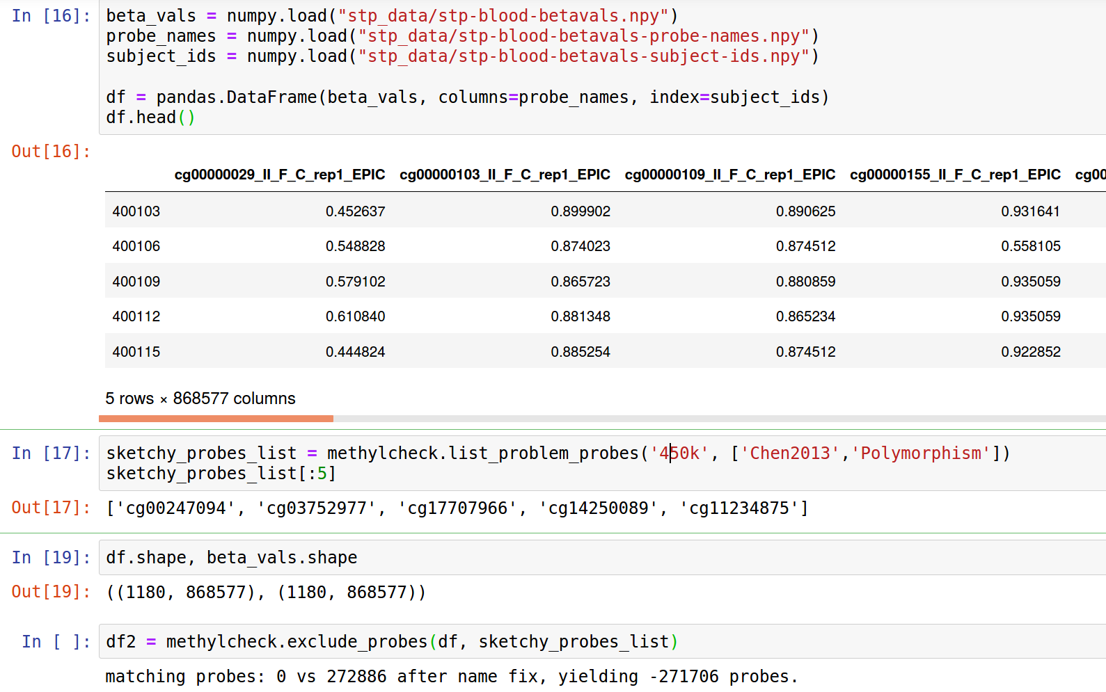 passing in transposed dataframe causes kernel to crash · Issue #25 ...