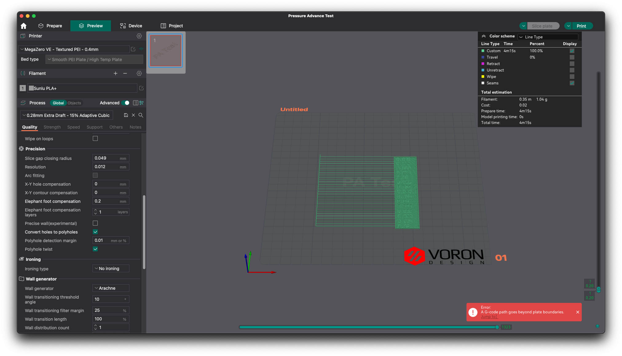 Pressure Advance Line Plate Boundaries Error · Issue 2581 · Softfever Orcaslicer · Github