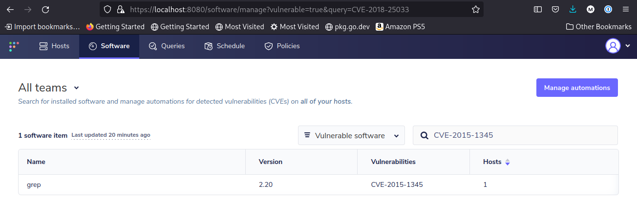 Filter hosts/software by CVE · Issue #4998 · fleetdm/fleet · GitHub
