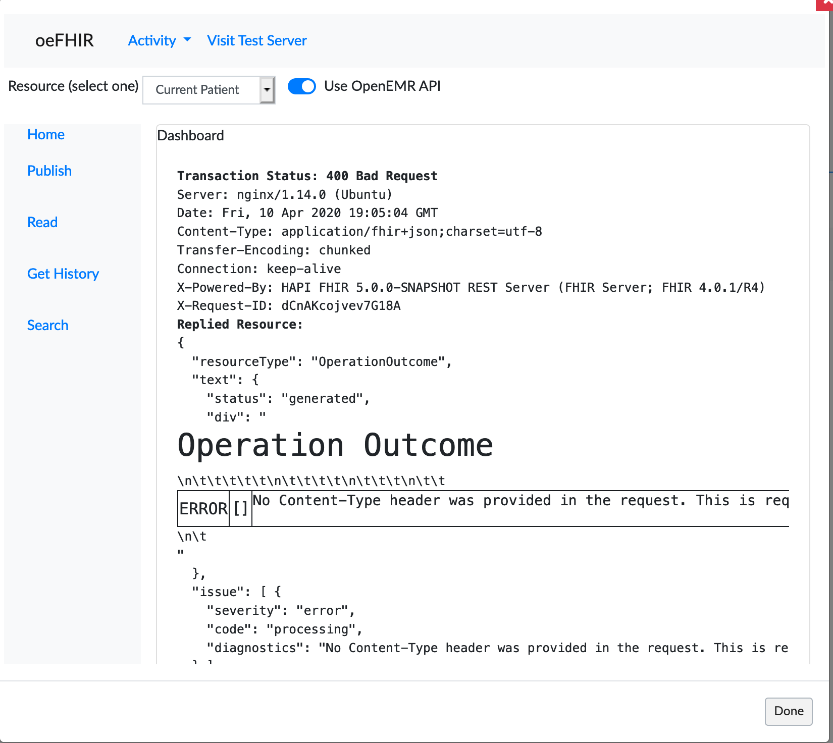 Patient Publishing to HAPI FHIR R4 Returns A 400 Bad Request · Issue #3353 · openemr/openemr ...