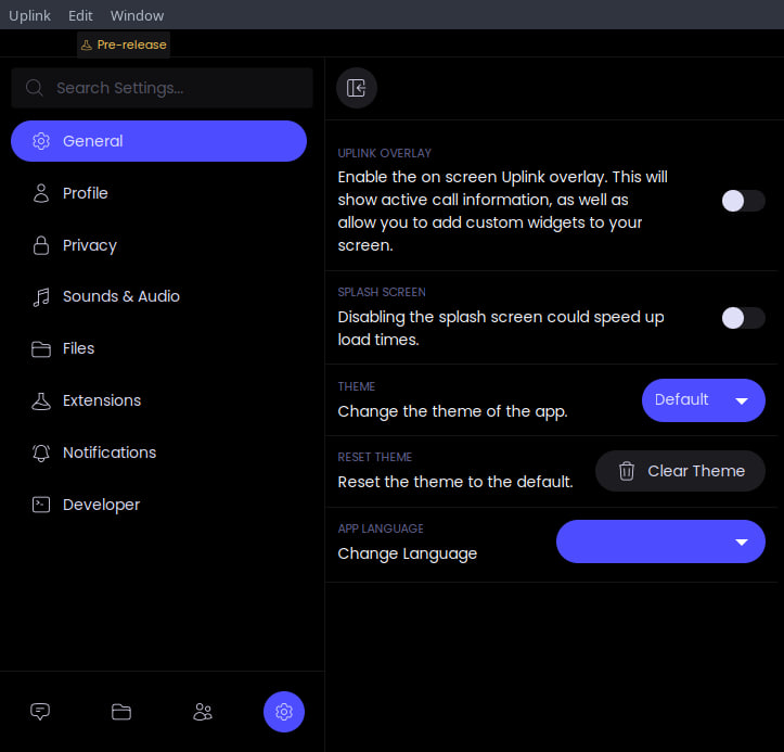UI - Bugged at a fix size on start · Issue #302 · Satellite-im/Uplink · GitHub