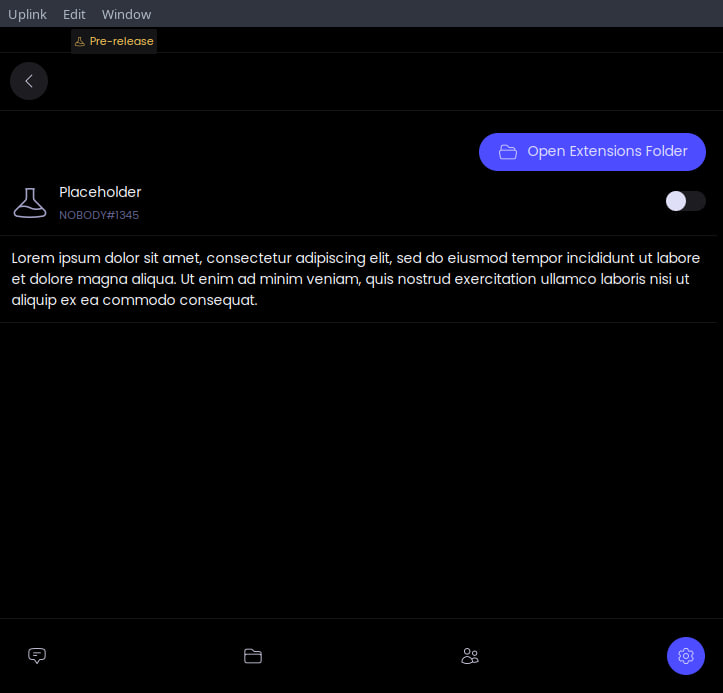 UI - Bugged at a fix size on start · Issue #302 · Satellite-im/Uplink · GitHub