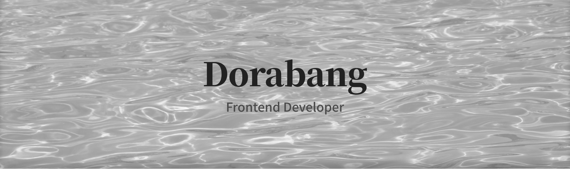 Dorabang (Dora_bang) · GitHub