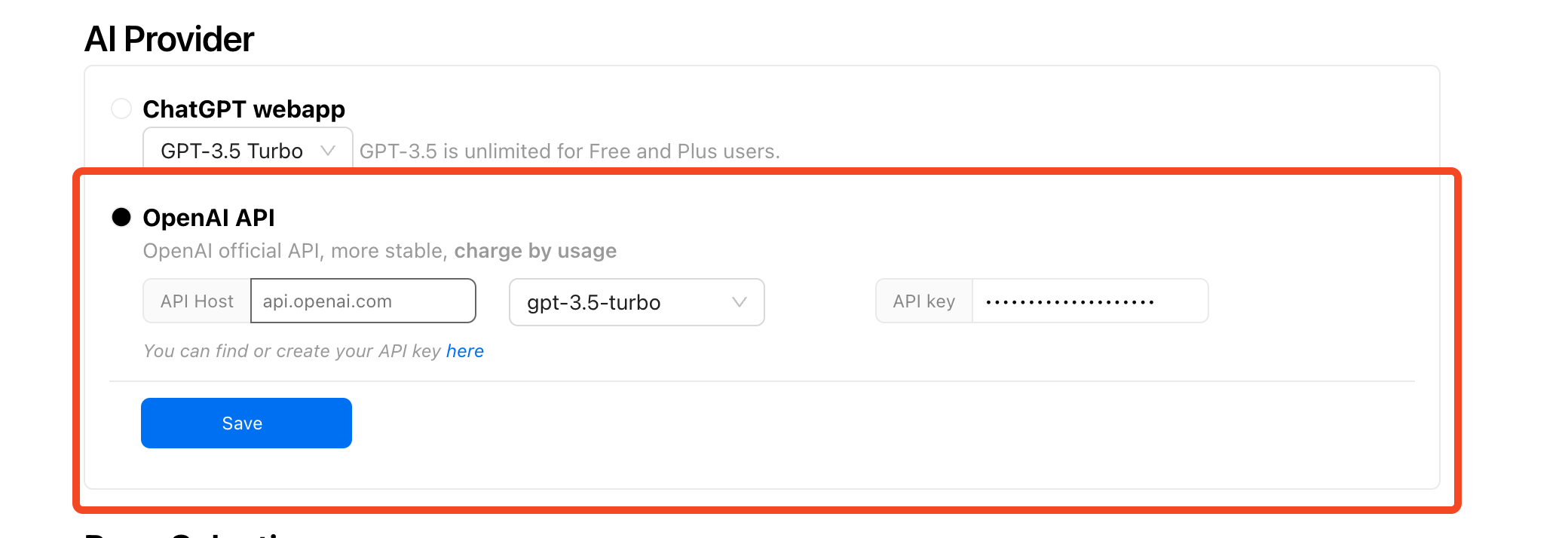 Suggest adding custom API domain and custom API key. · Issue #96 · sparticleinc/chatgpt-google ...