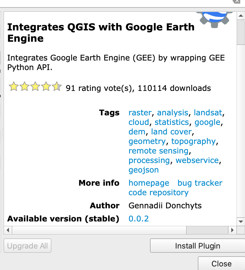 Getting error while installing ee plugin · Issue #70 · gee-community/qgis-earthengine-plugin ...