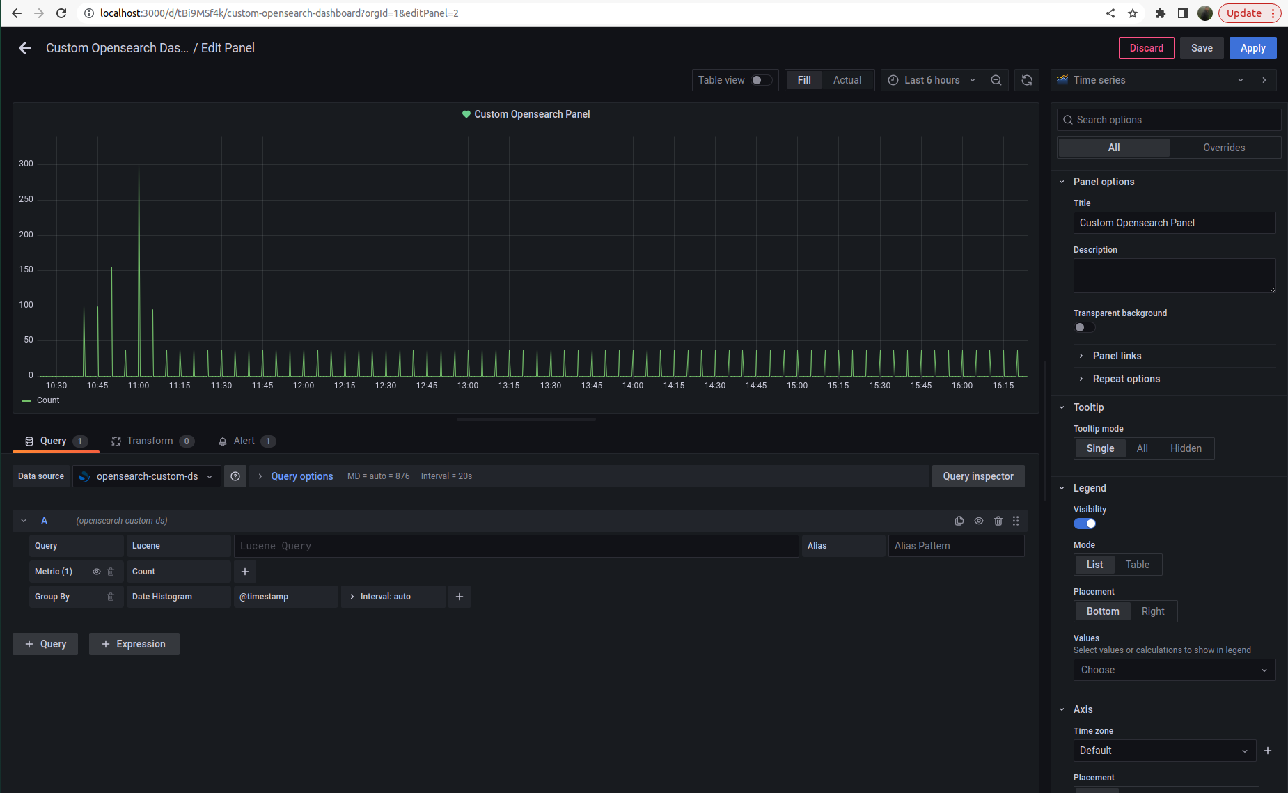 Alert fails on dashboard using opensearch datasource with TLS client auth enabled · Issue #111 ...