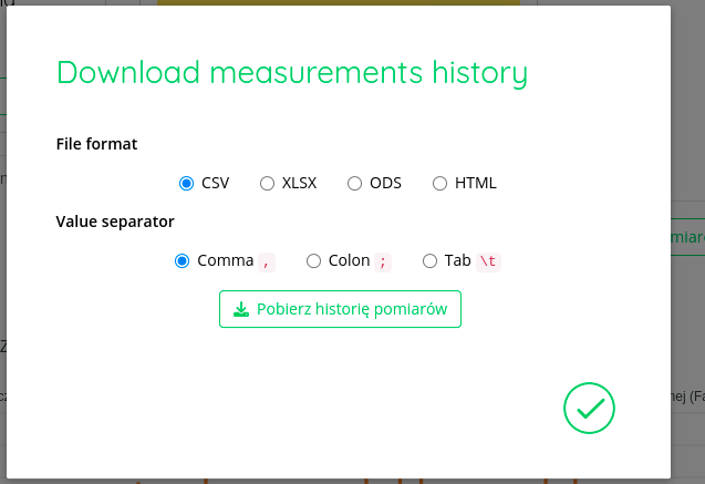 Ability to download measurement history in xls format · Issue #672 · SUPLA/supla-cloud · GitHub