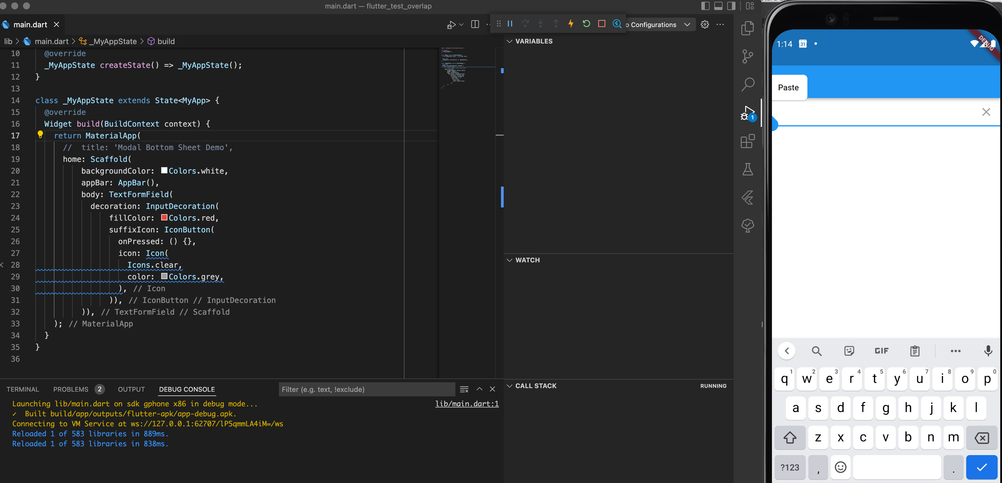 TextFormField's suffix icon ripple effect appears under the field if `fillColor` and `filled` is ...