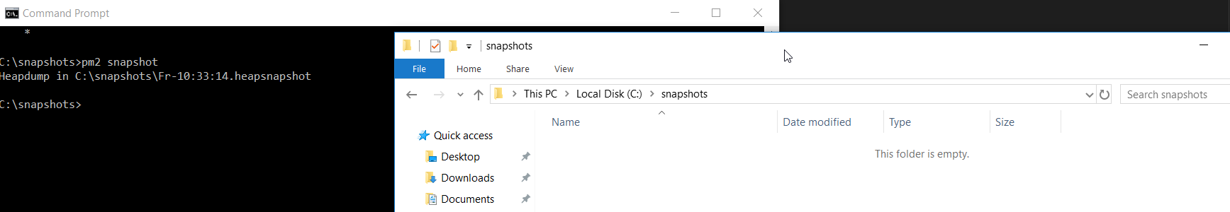Dos not create memory snopshot file · Issue #3988 · Unitech/pm2 · GitHub