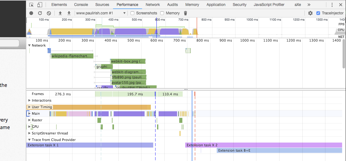 GitHub - paulirish/server-trace-injector-extension