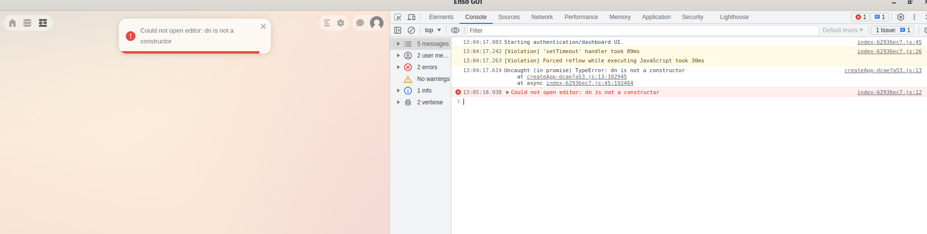 Cannot open project in GUI2 again. · Issue #8334 · enso-org/enso · GitHub