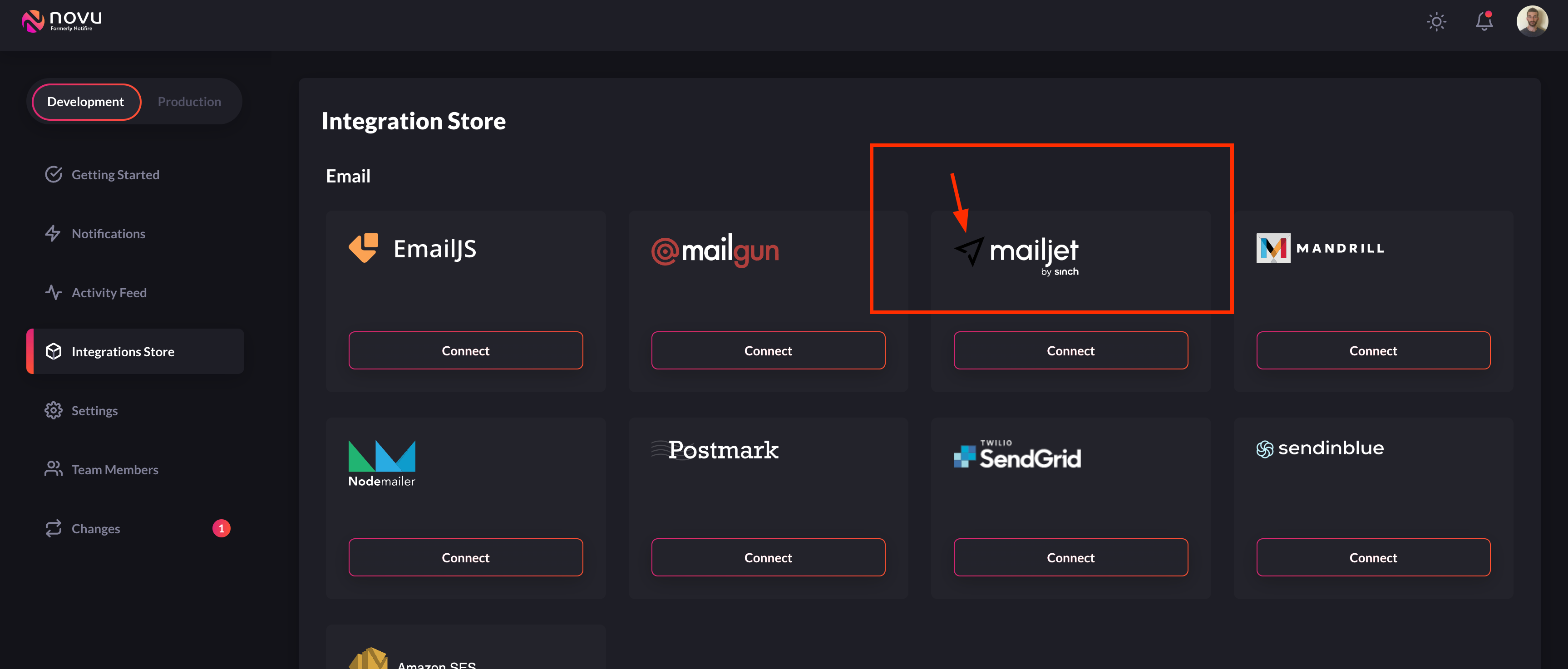 update mailjet logo in dark theme · Issue #878 · novuhq/novu · GitHub