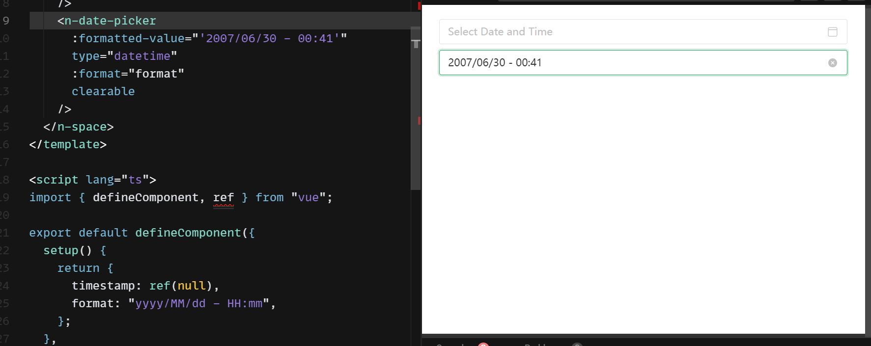 date-picker: handle RangeError · Issue #3296 · tusen-ai/naive-ui · GitHub