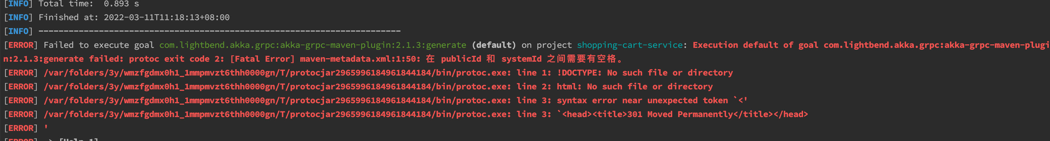 akka-grpc-maven-plugin compile fail · Issue #1591 · akka/akka-grpc · GitHub