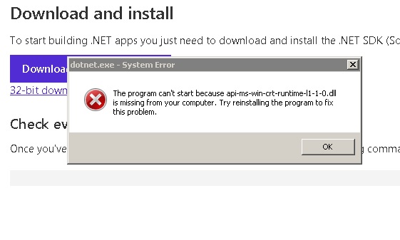 dotnet tutorial problem · Issue #2376 · dotnet/core · GitHub
