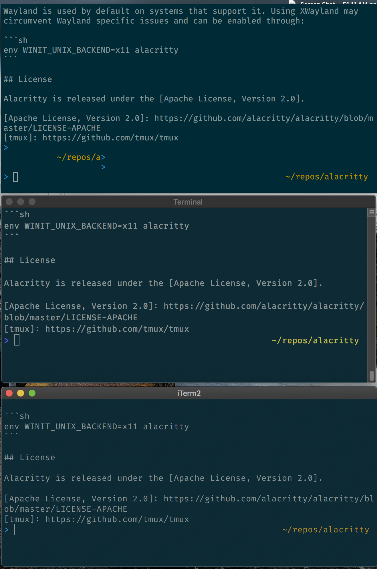 Previous Content Doesnt Properly Resize · Issue 3815 · Alacritty