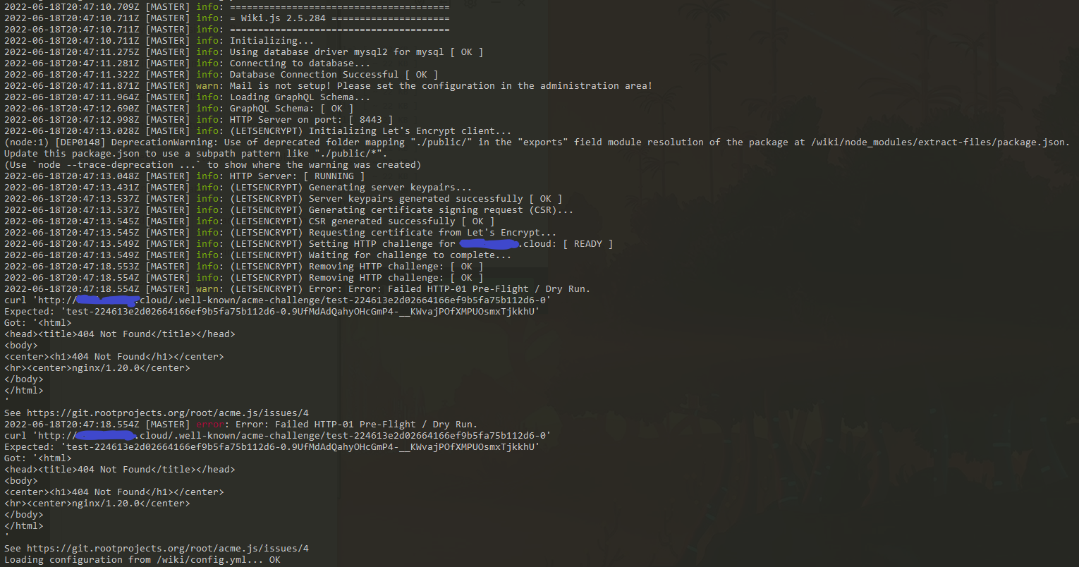 Unknown authentication strategy "jwt" with wiki.js in docker and nginx proxy · requarks wiki ...