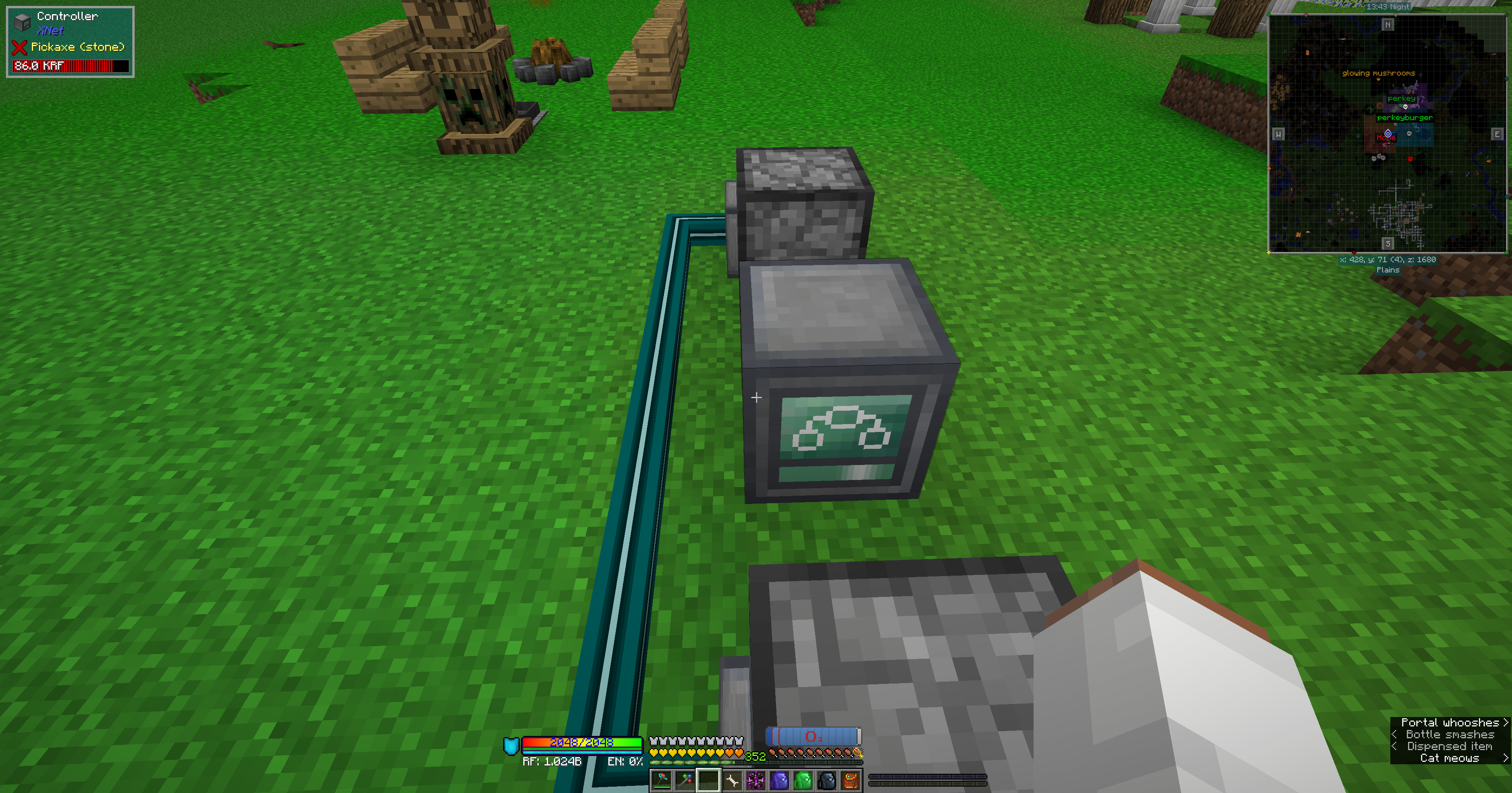 Visually connect wires to controller? · Issue #211 · McJtyMods/XNet · GitHub