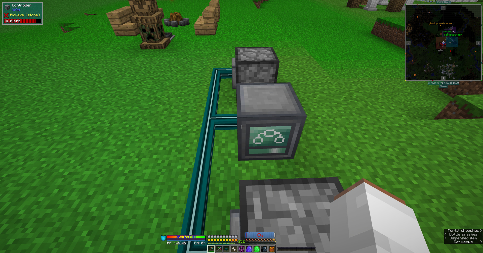 Visually connect wires to controller? · Issue #211 · McJtyMods/XNet · GitHub