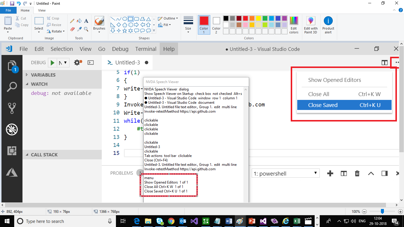 aria-posinset wrong for custom menu · Issue #62007 · microsoft/vscode · GitHub