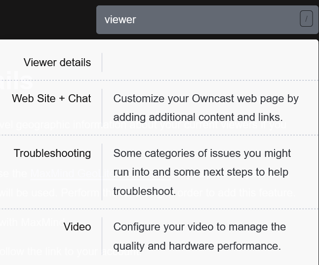Improve navigation in the documentation · Issue #1449 · owncast/owncast · GitHub