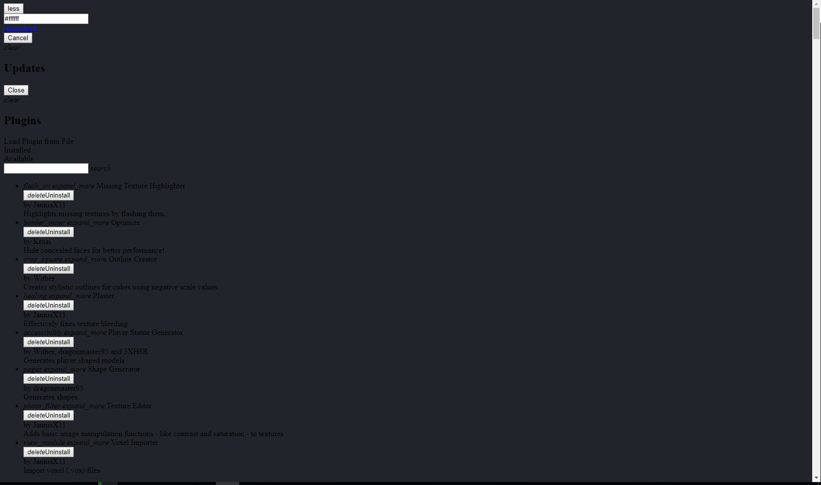 Unable to use after each automatic update. · Issue #216 · JannisX11 ...