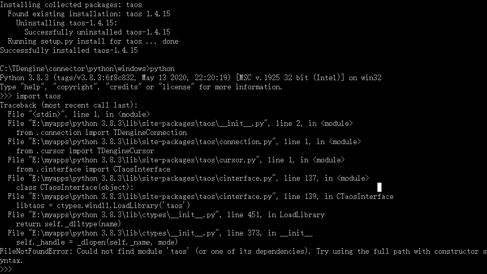python package install was failed · Issue #246 · taosdata/TDengine · GitHub