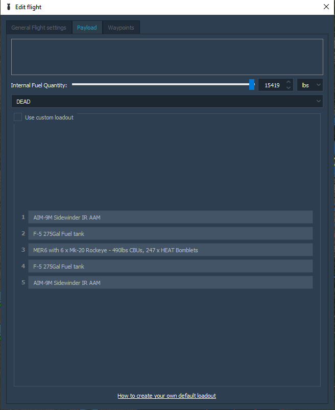 Add Loadout Create/Save/Edit menu option. · Issue #164 · dcs-retribution/dcs-retribution · GitHub
