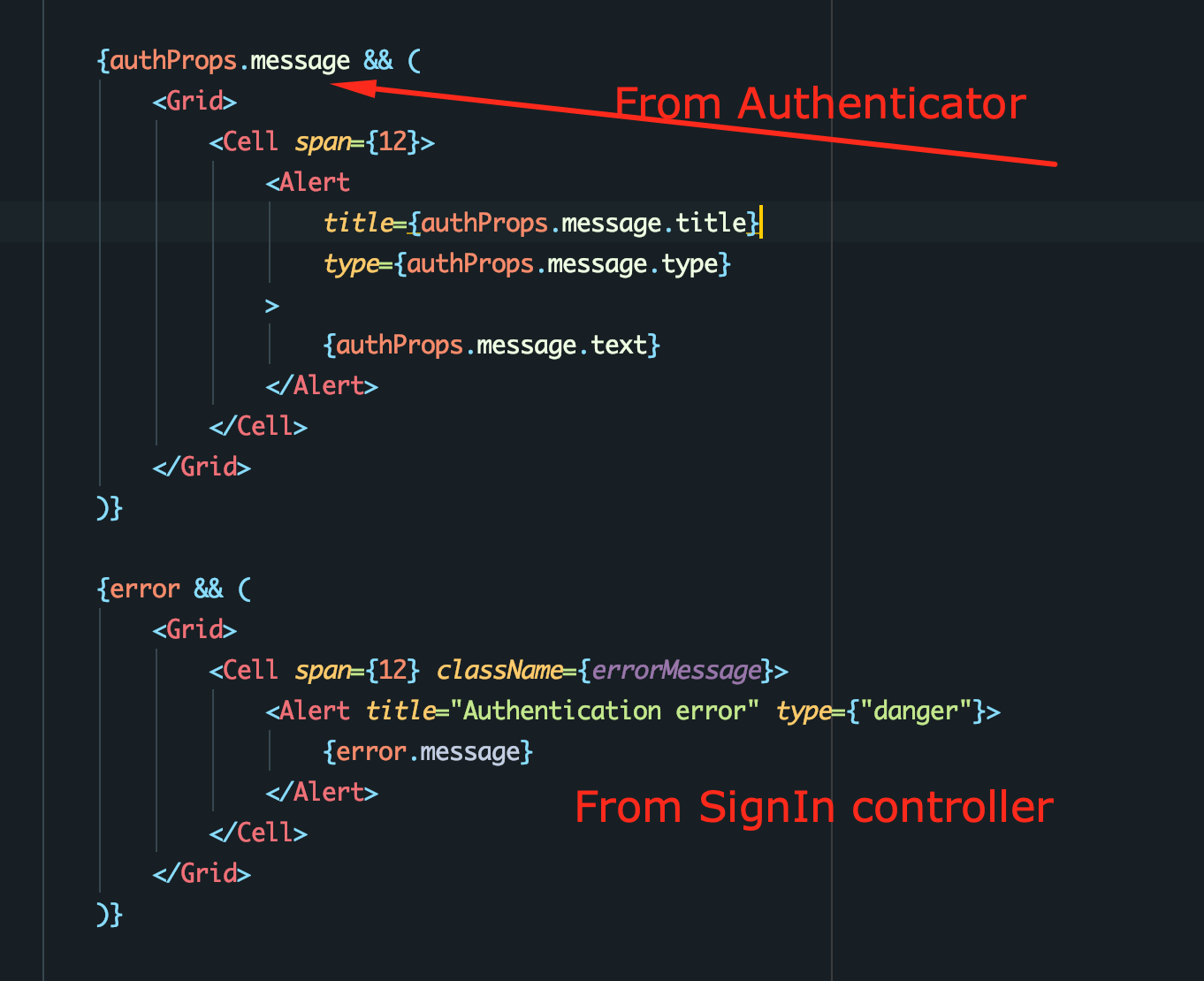 Fix: 'Authentication error' remains on Login Page after a password change action (preceded by a ...