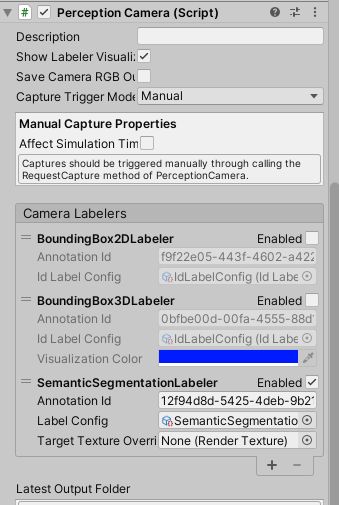 Single/Multi-camera runtime semantic segmentation support · Issue #422 · Unity-Technologies/com ...