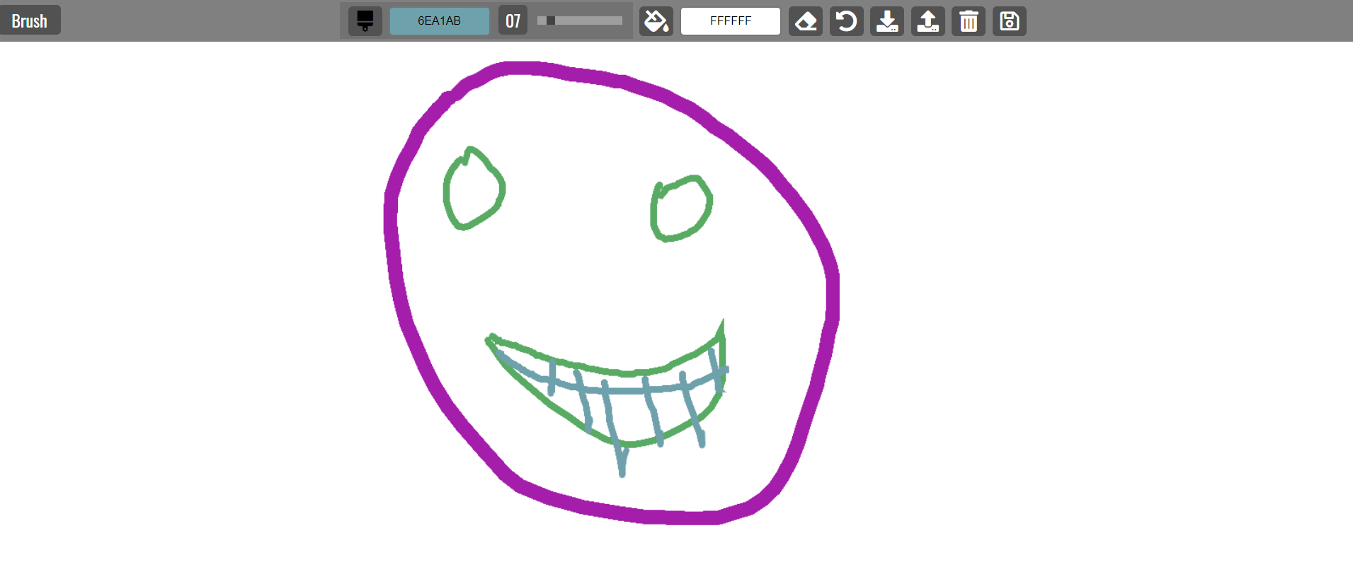 GitHub - tol8901/paint-clone: This project shows the functionality of the Canvas. Here the user ...