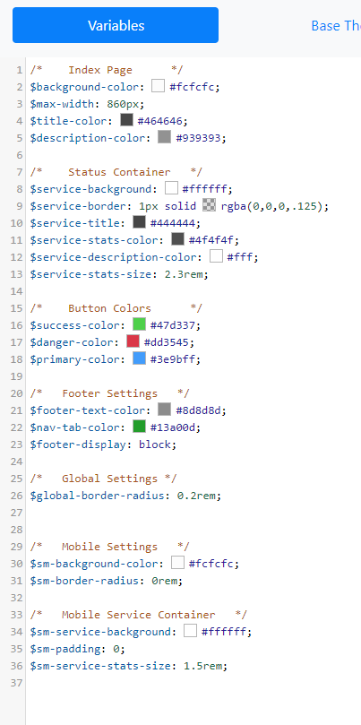 "Invalid CSS after "$description-color" error · Issue #193 · statping/statping · GitHub
