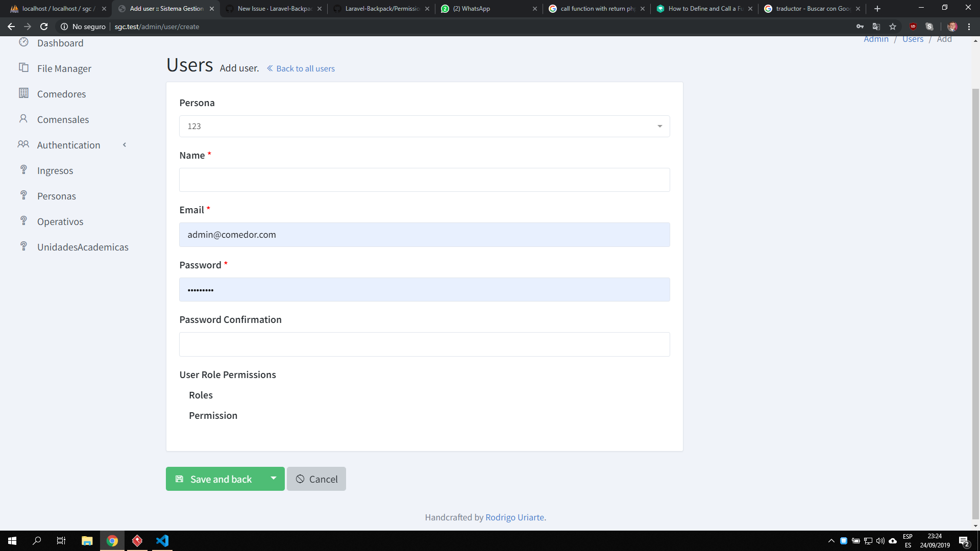 Validation not working when extending User from PermissionManager · Issue #2081 · Laravel ...
