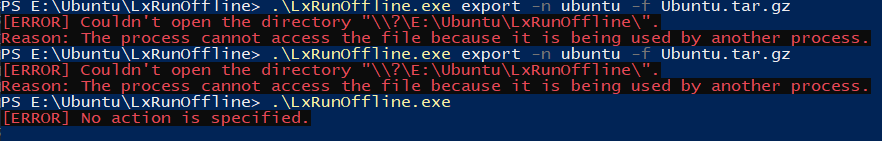 Not export a distribution's filesystem to a .tar.gz file · Issue #103 · DDoSolitary/LxRunOffline ...