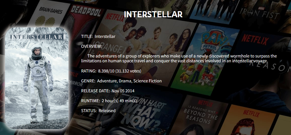 GitHub - jaysavani1/Movie-Recommendation-System: Get your personal ...