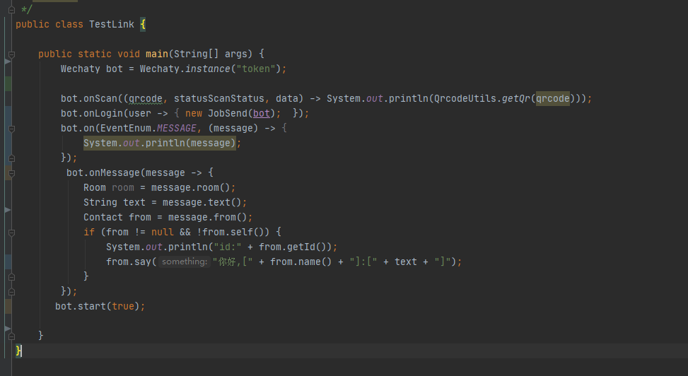 [question] this eventName:START has no listener · Issue #81 · wechaty/java-wechaty · GitHub