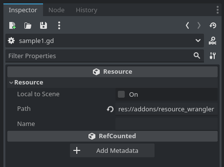 Metadata on gdscript resource does not get saved · Issue #84653 · godotengine/godot · GitHub