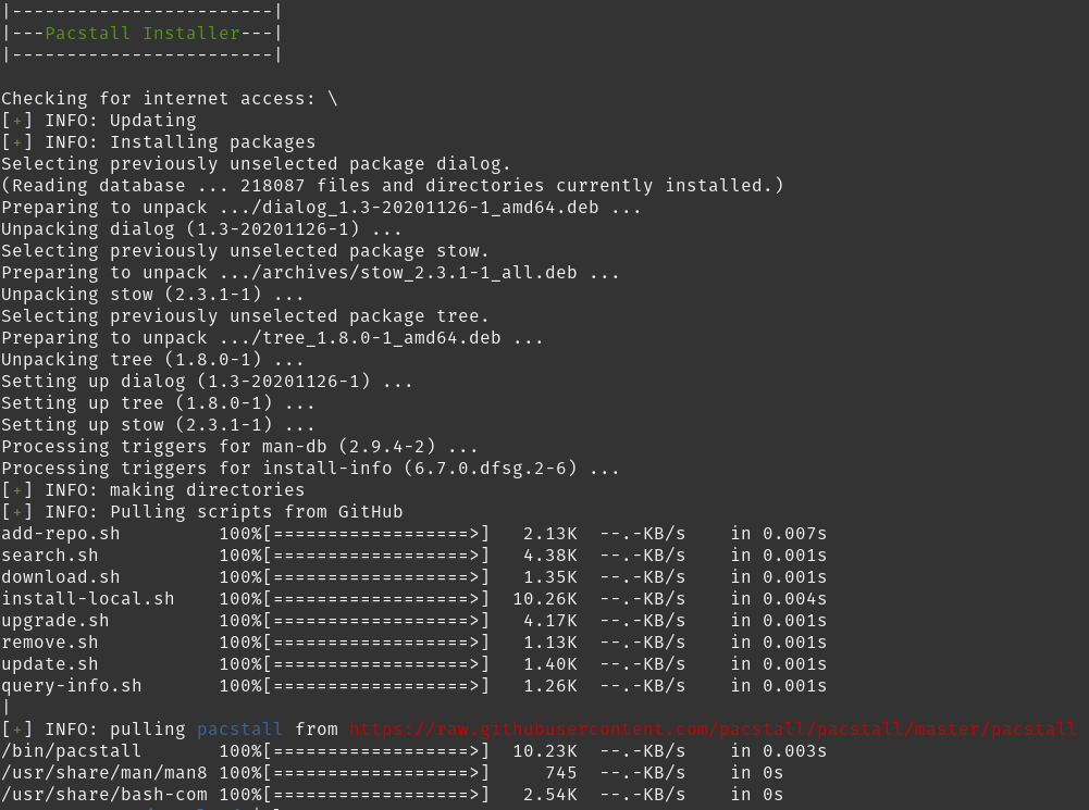 /usr/src/pacstall does not get created after first install · Issue #166 · pacstall/pacstall · GitHub