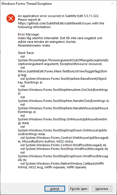 Error On Cursive Or Bold · Issue 3926 · Subtitleeditsubtitleedit · Github