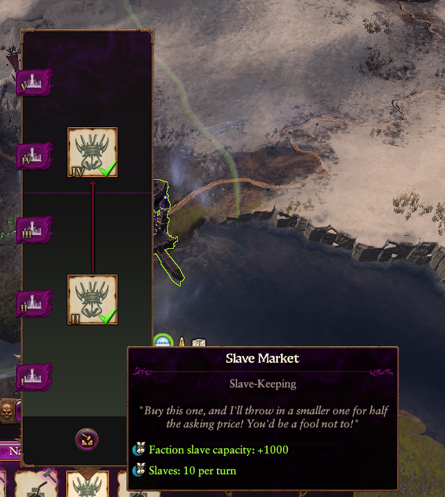 Slave Pens slaves-per-turn doesn't work for Dark Elves · Issue #6 · chadvandy/cbfm_wh3 · GitHub