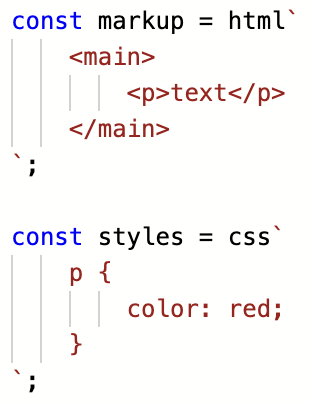 add native support for syntax highlighting in tagged template strings · Issue #150618 ...