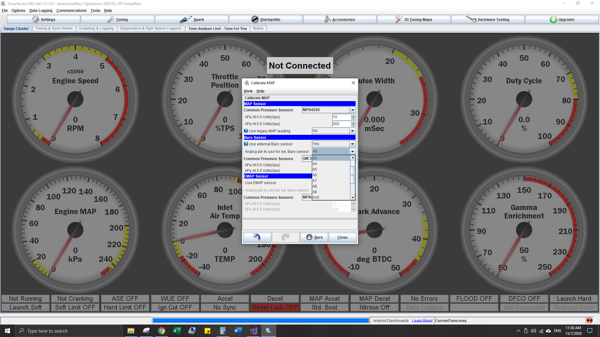 Missing A9 as analog input for baro/EMAP · Issue #415 · speeduino/speeduino · GitHub