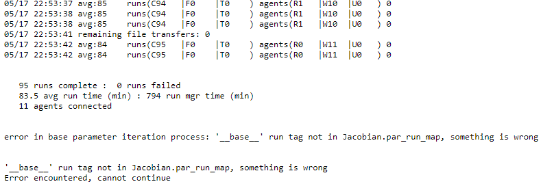 restart of an interrupted PEST++-glm run · Issue #334 · pypest/pyemu · GitHub