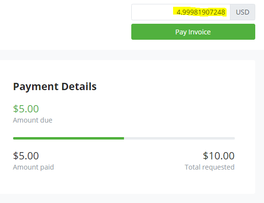 Payment Request User Input Rounding Issue · Issue 2014 · Btcpayserverbtcpayserver · Github