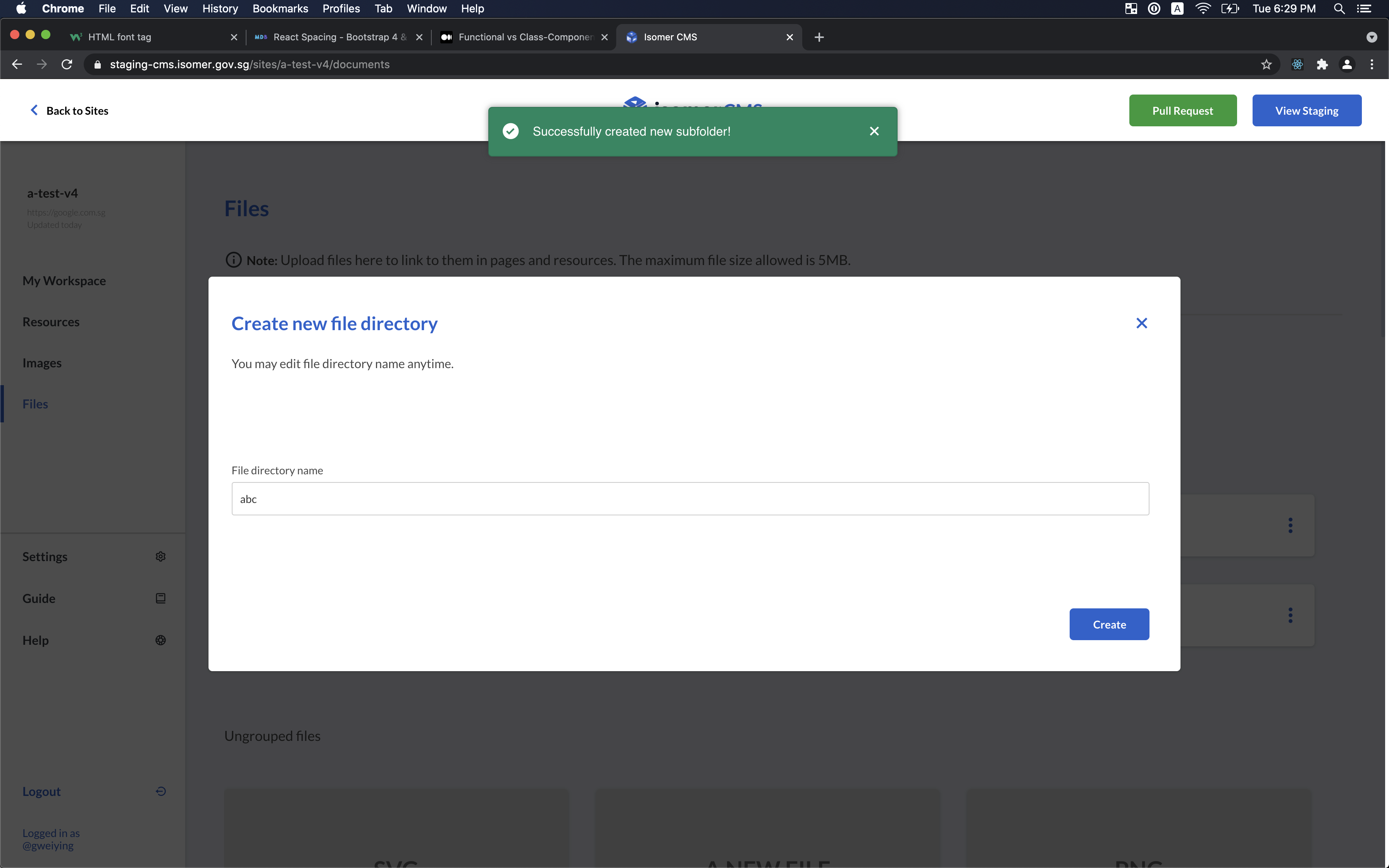 [bug] clear state for FolderNamingModal · Issue #456 · isomerpages/isomercms-frontend · GitHub