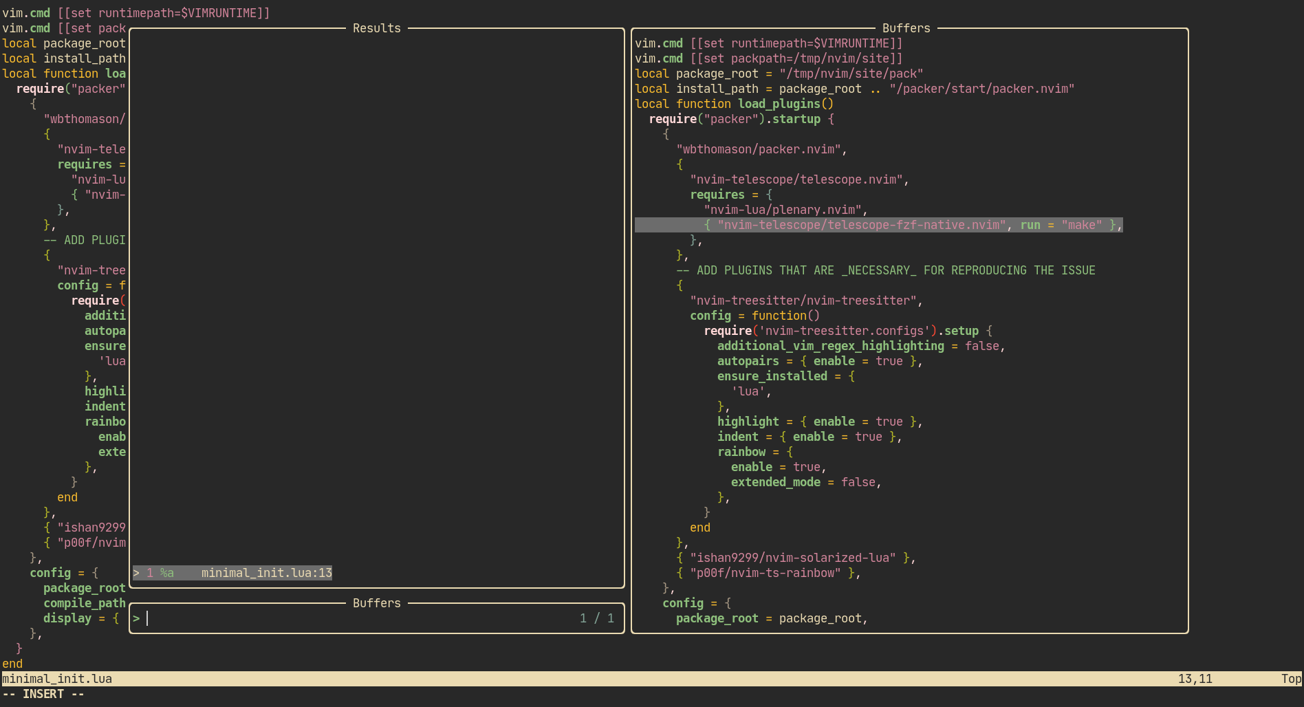 Buffers picker :: Odd colorization of highlighted lines · Issue #1213 · nvim-telescope/telescope ...
