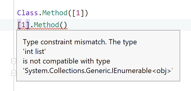 Different extended type conversion rules for static and extension calls ...