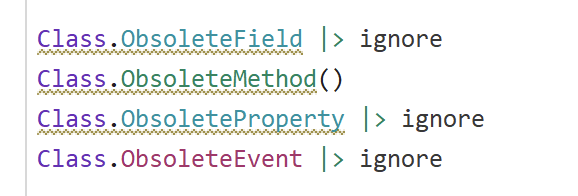 Obsolete warning isn't produced for some obsolete symbol usages · Issue ...