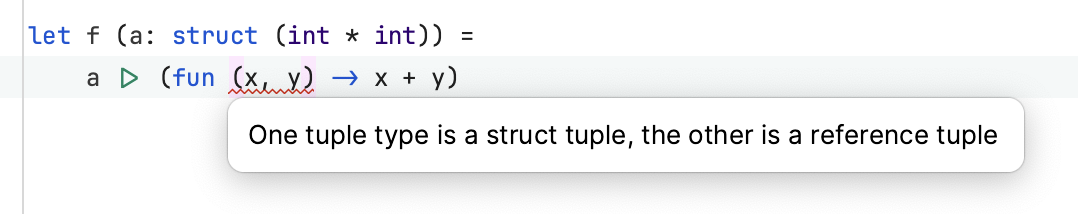 No Error About Tuple Pattern Structness Mismatch · Issue 14473 · Dotnetfsharp · Github