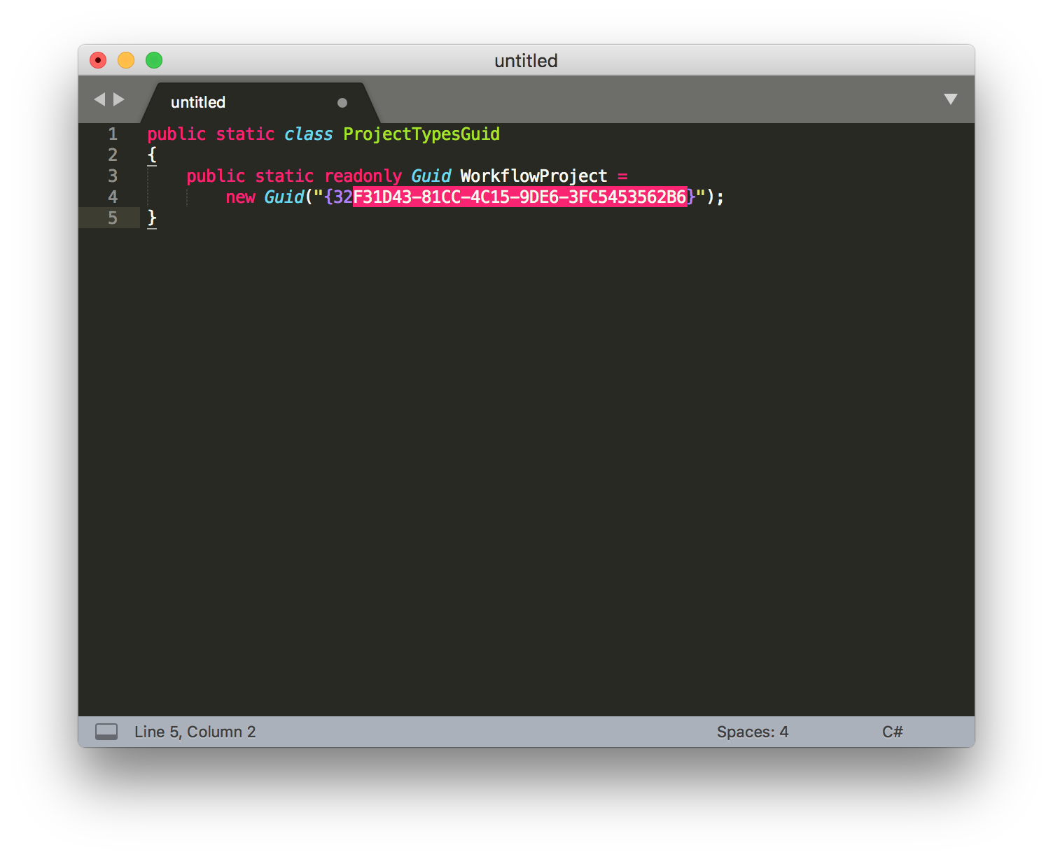 [C#] Guid highlighted wrongly · Issue #1730 · sublimehq/Packages · GitHub
